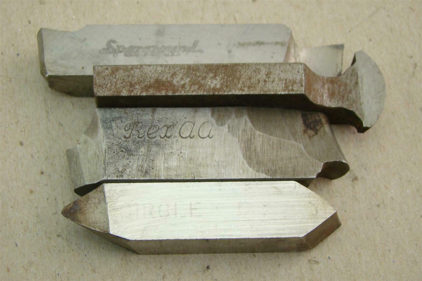 Lot of 4 Cobalt Lathe Tool HSS Cutters | Joseph Fazzio, Incorporated