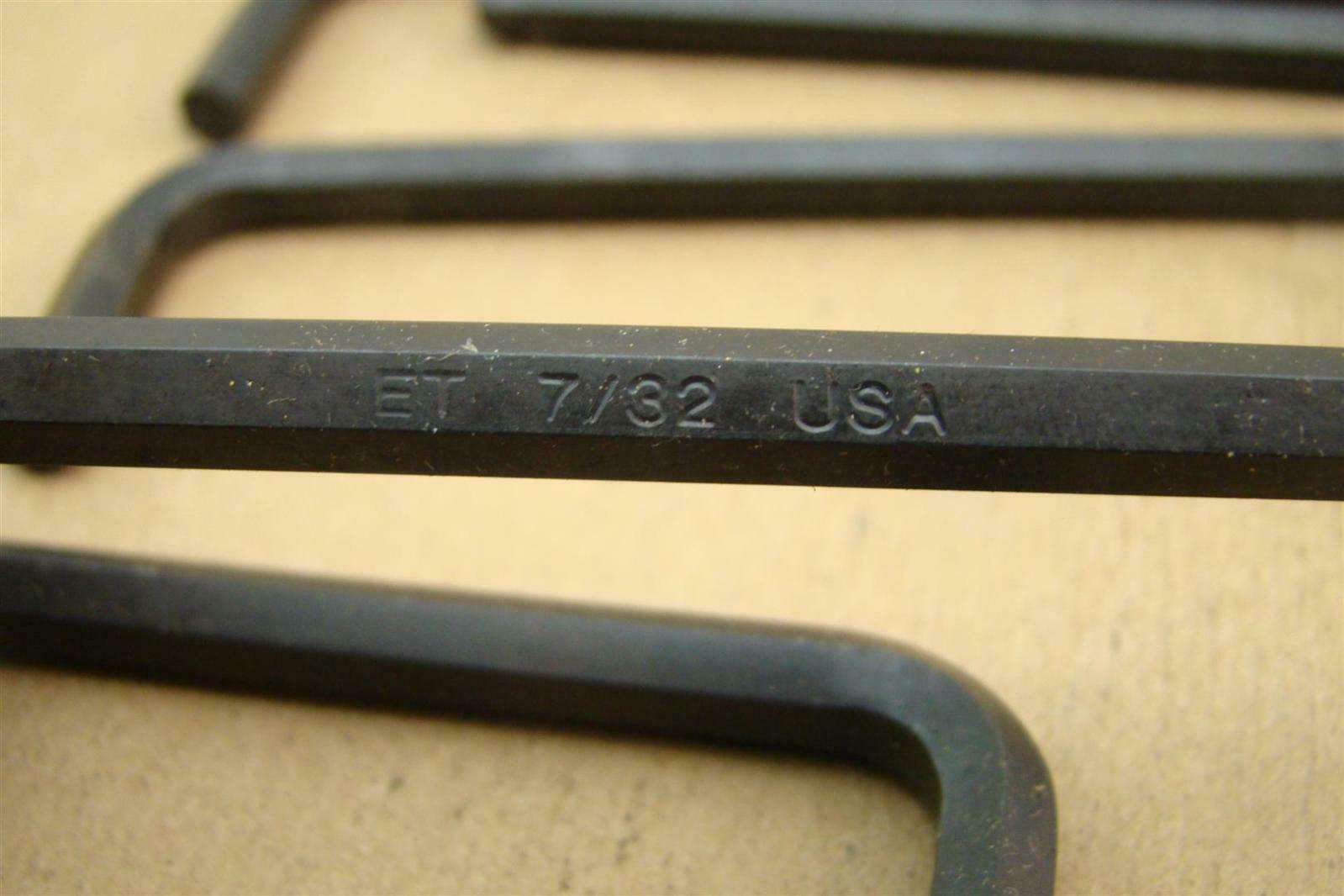 (10) Holo Krome 7/32" Long Arm Ball Plus Multi-Angle Allen Wrenches ...