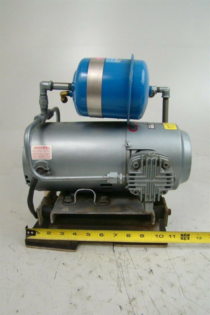 Gast 1/2HP Air Compressor 200vAC, 3PH, 1725 RPM, 50 PSI, 3.1cfm, 3LBA ...