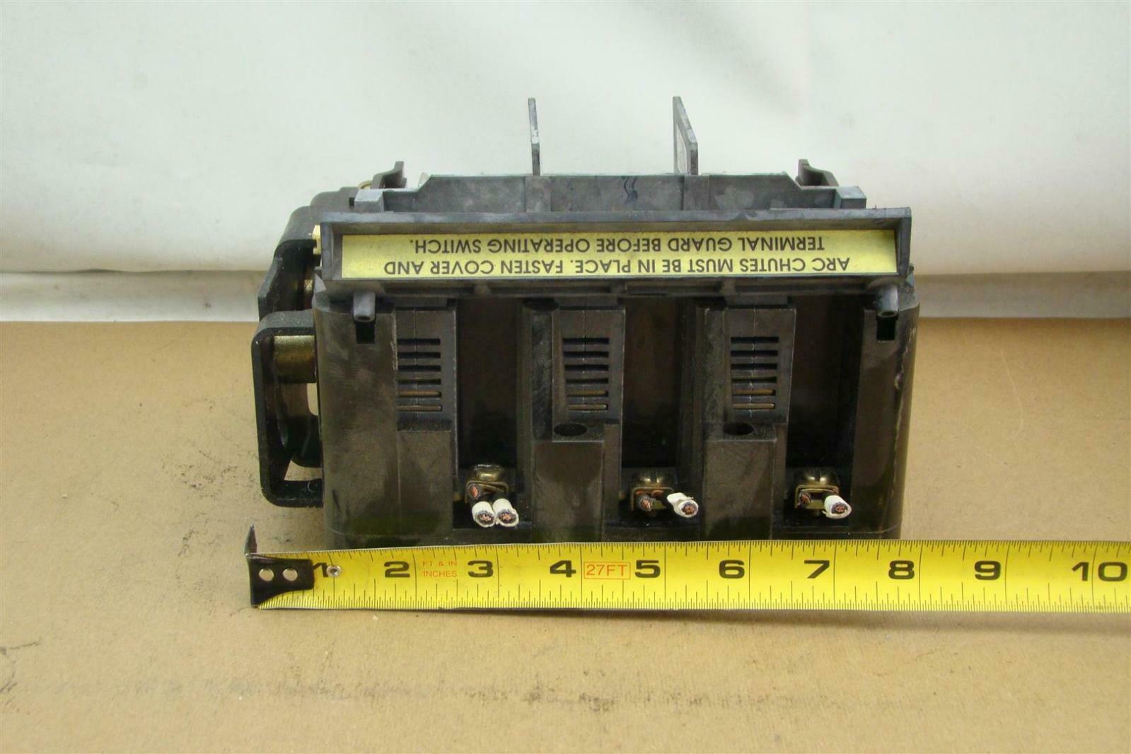 Allen-Bradley 30A, 600vAC Line Terminal Guard Disconnect Switch , 1494V ...