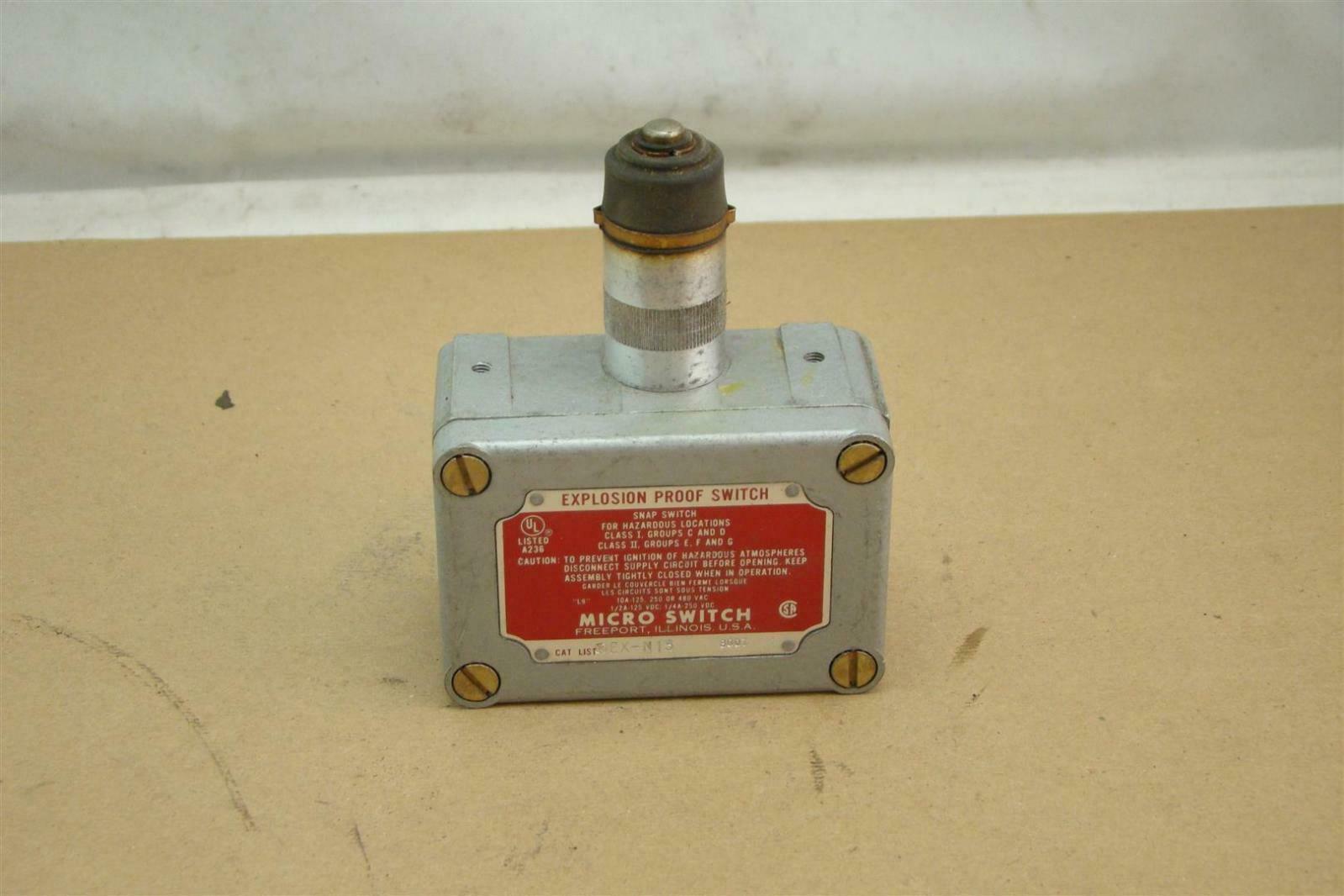 Micro Switch Explosion Proof Switch , EX-N15 | Joseph Fazzio, Incorporated