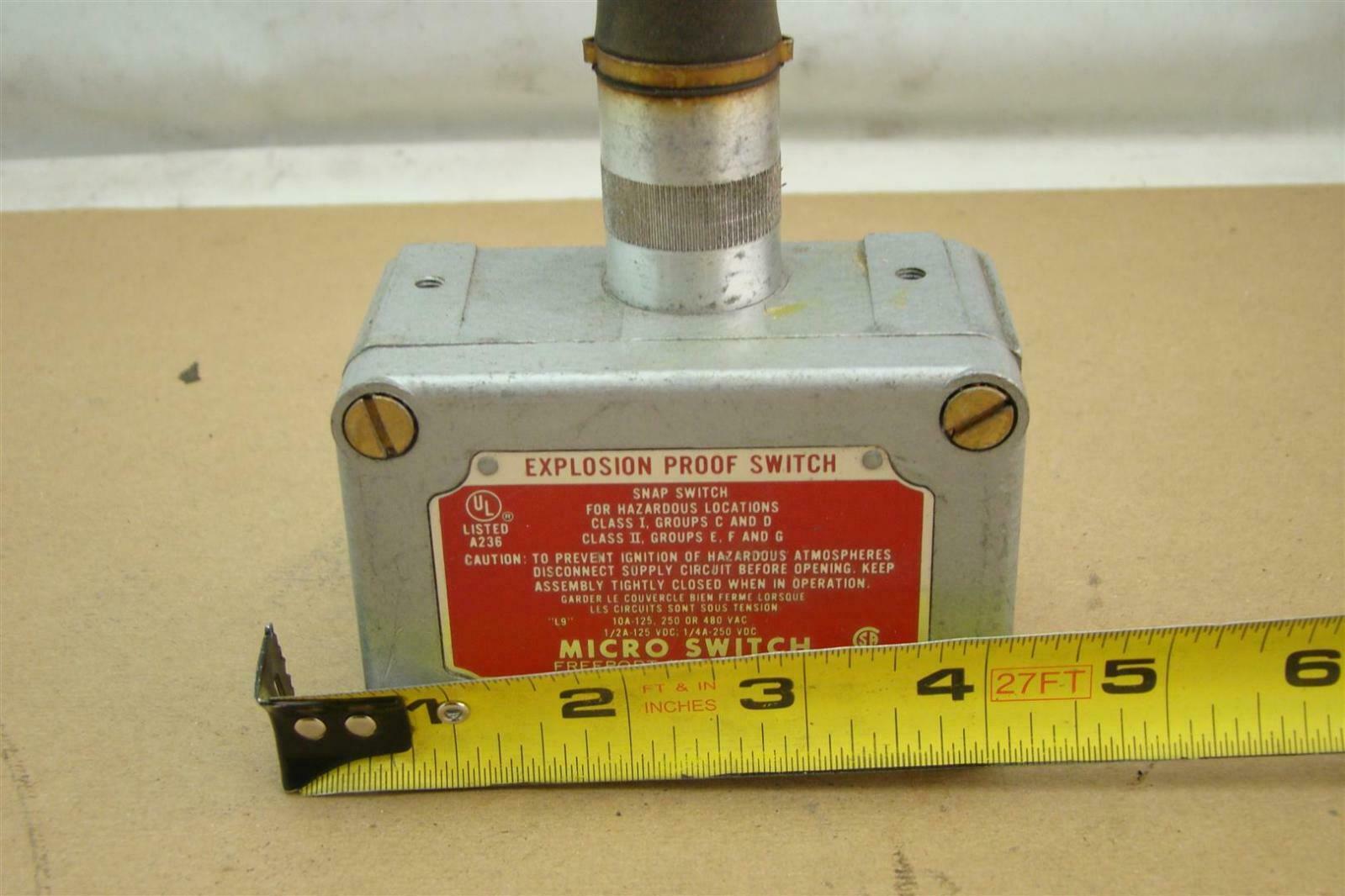Micro Switch Explosion Proof Switch , EX-N15 | Joseph Fazzio, Incorporated