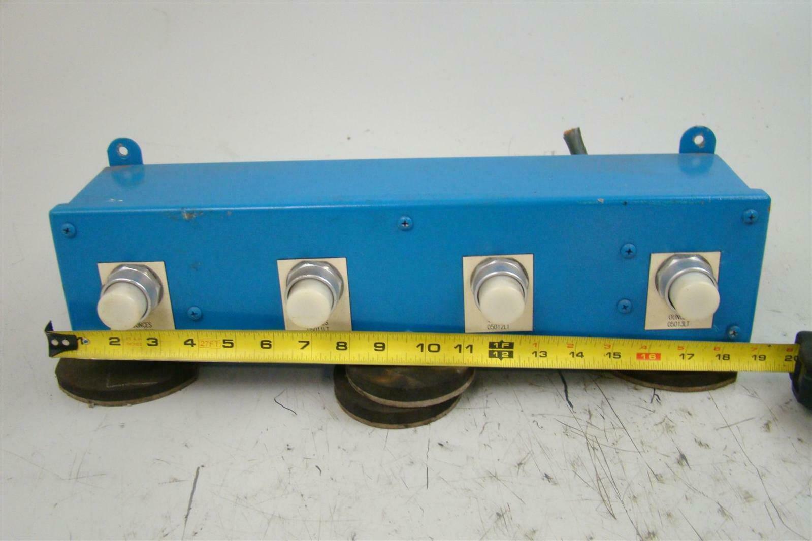 18" 4 Button Enclosed Industrial Controller | Joseph Fazzio, Incorporated