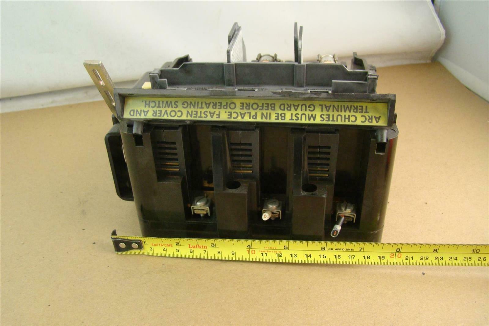 Allen-Bradley Disconnect Switch Series A, 30A, 3 Pole, 600vAC, 1494V ...