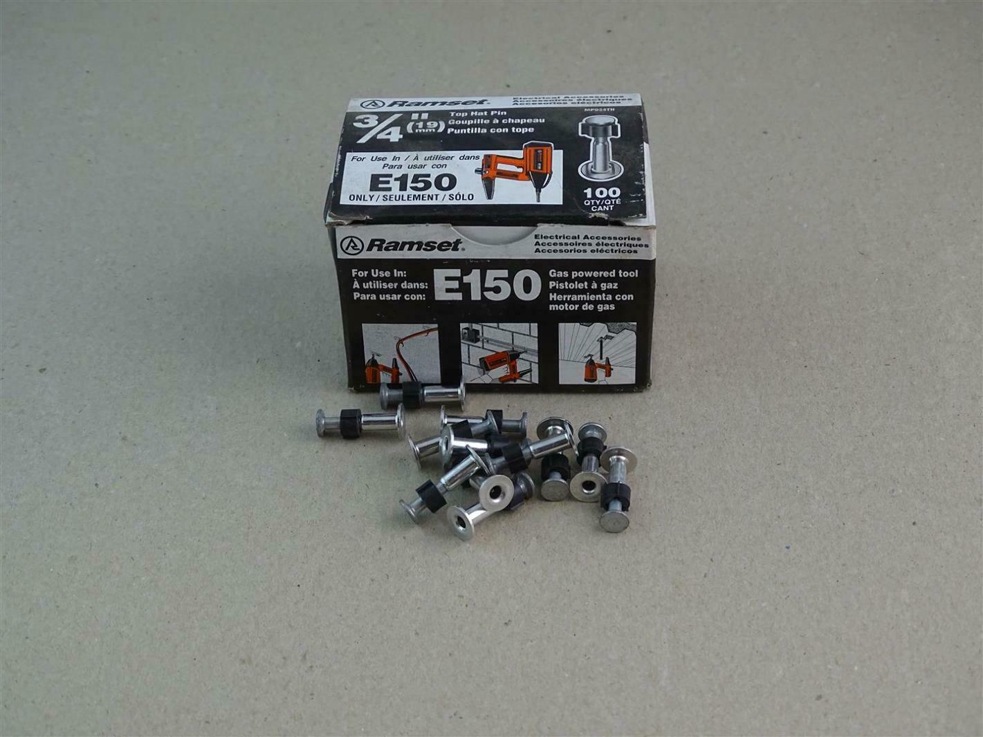 Ramset Top Hot Pin 3/4" 100 count , E150 | eBay