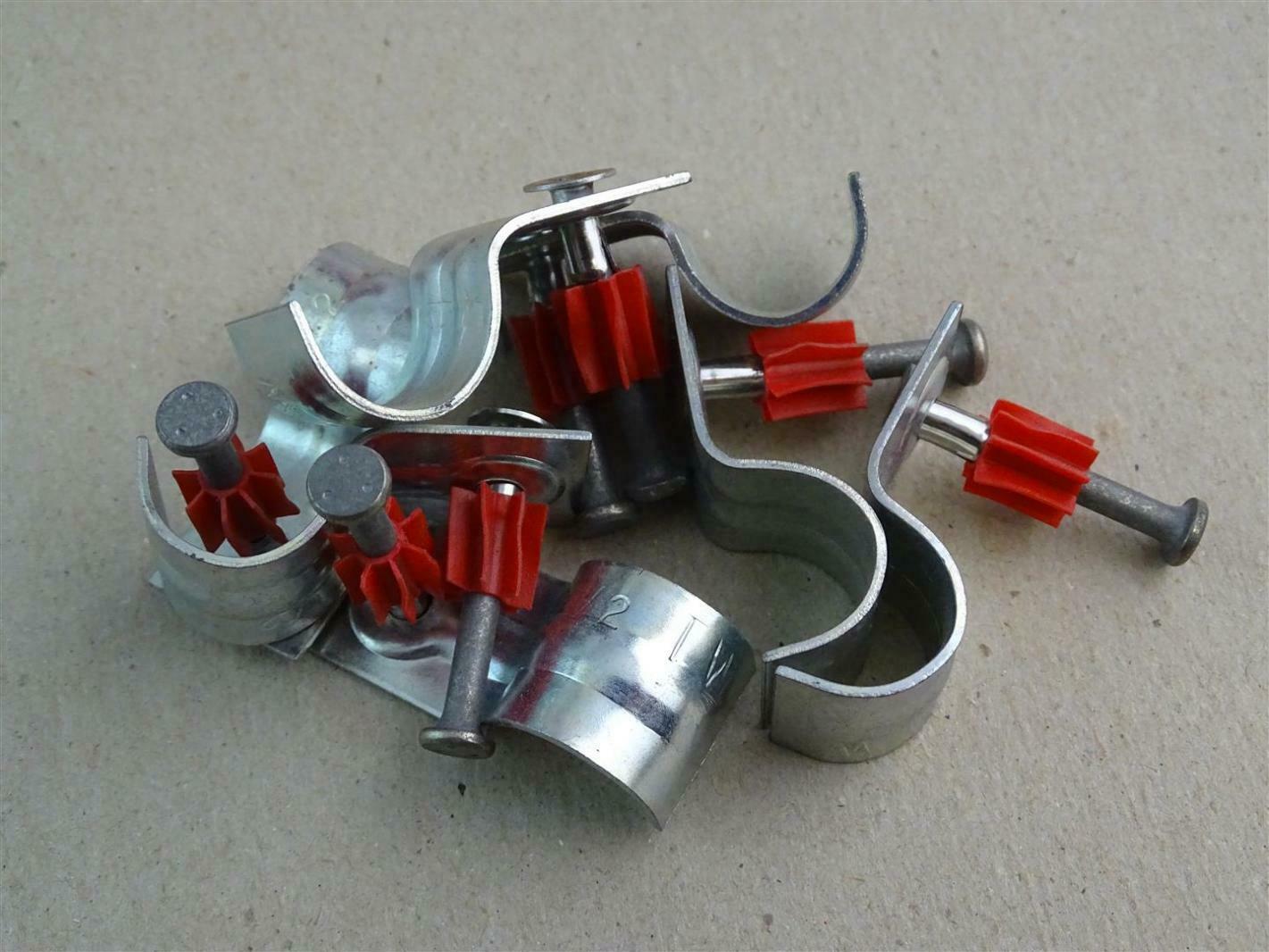 Uniset Fastening Systems Fasteners 1/2" clip, 1 1/4 pin , DCC-50125 ...