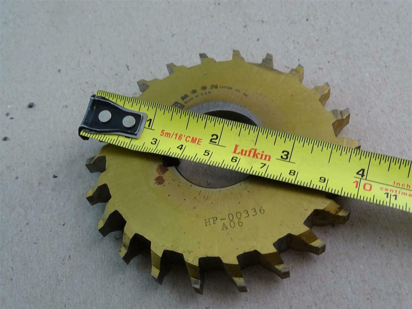 Moon Cutter Company Milling Form Cutter , HP-00336A06 | Joseph Fazzio ...