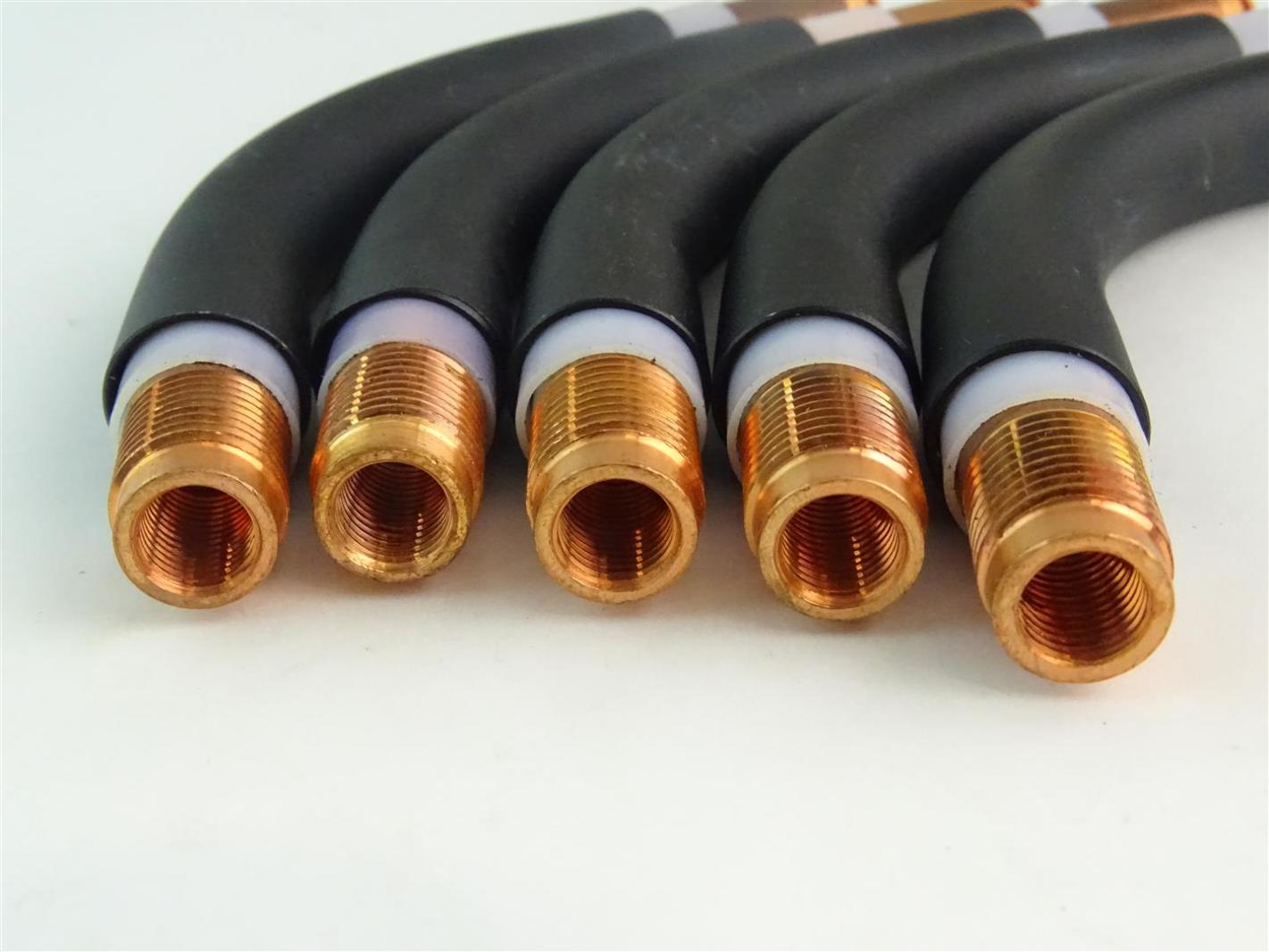 (5) Mig Welding Gun Tube Neck , Conductor | Joseph Fazzio, Incorporated