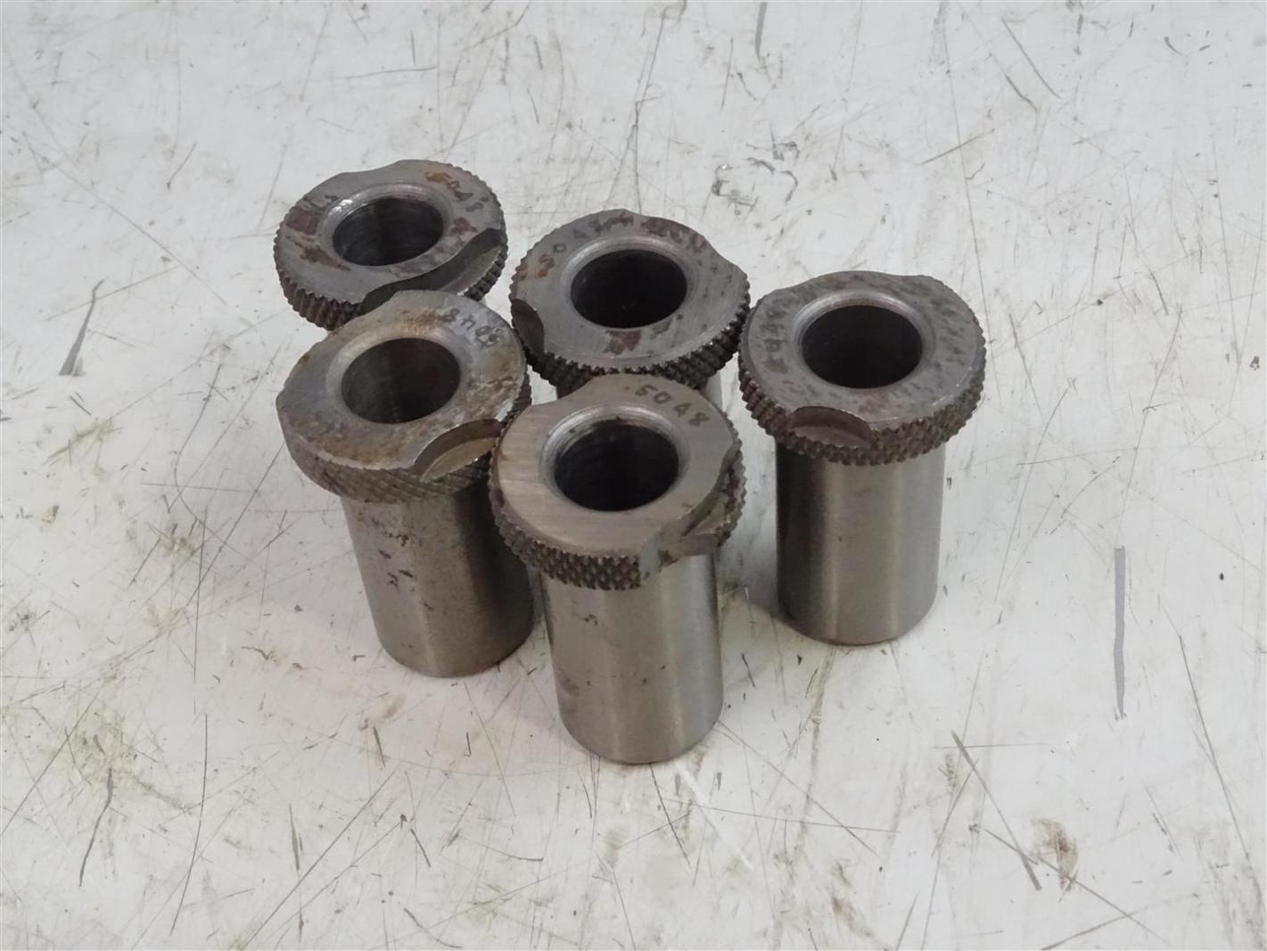 (5) AA Slip-Fixed Renewable Drill Bushings , 0.5048 | Joseph Fazzio ...