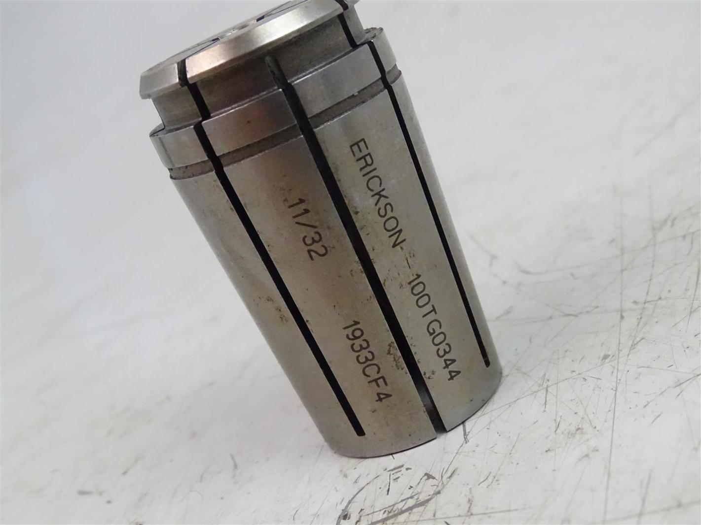 (5) Assortment Machinist Milling Collet , 11/32, 3/8, 25/64, 7/16 ...