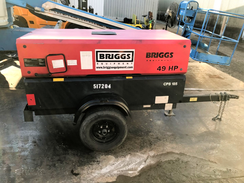 Chicago Pneumatic 185CFM Portable Air Compressor 49HP Deutz Diesel ...