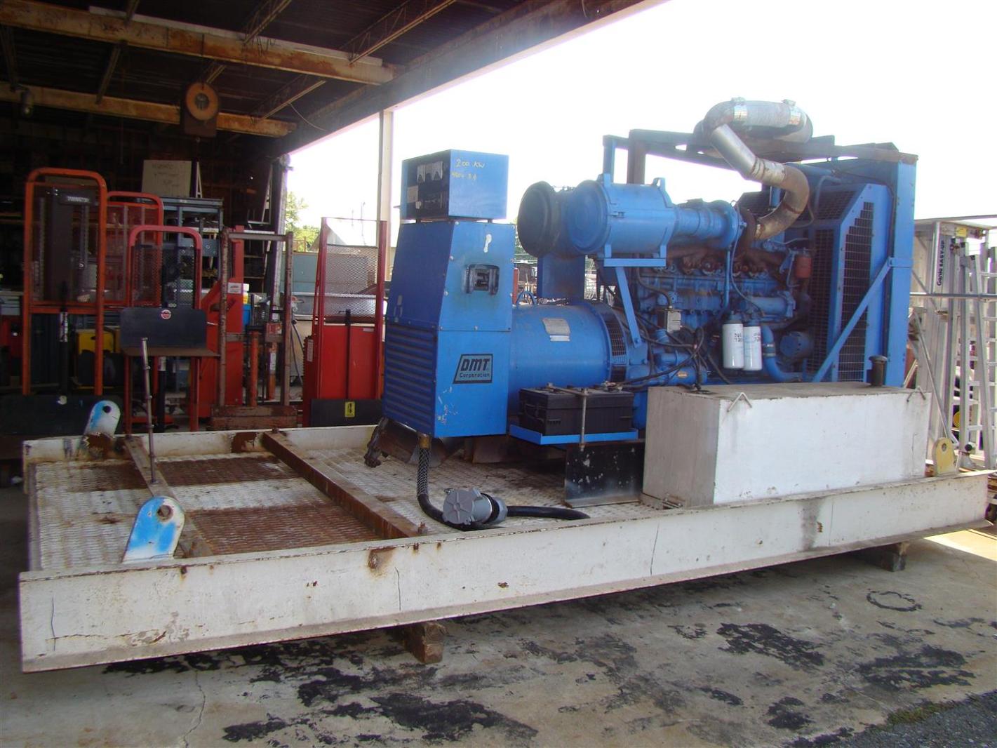 DMT 200KW Cummins Diesel GENSET Skid Mounted460V 314A 3PH Generator DMT ...