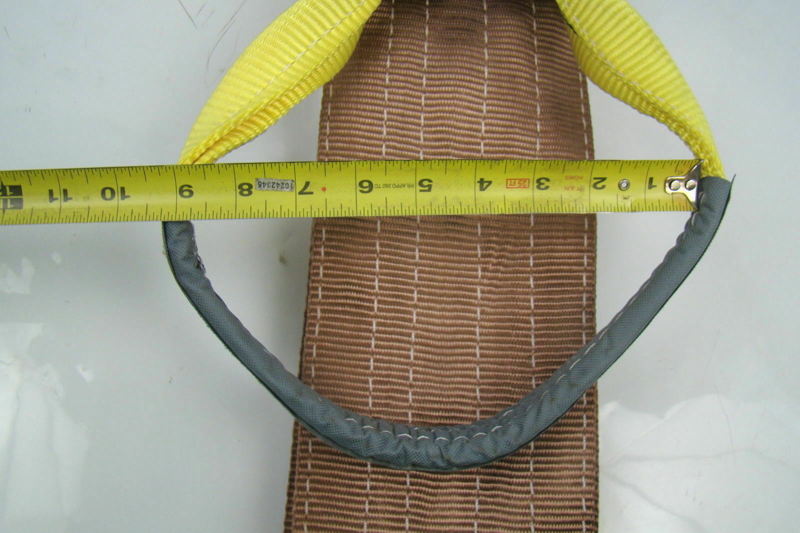 6" x 10' Brown Heavy Duty Nylon Sling Tow Recovery Strap 12,000 lbs ...