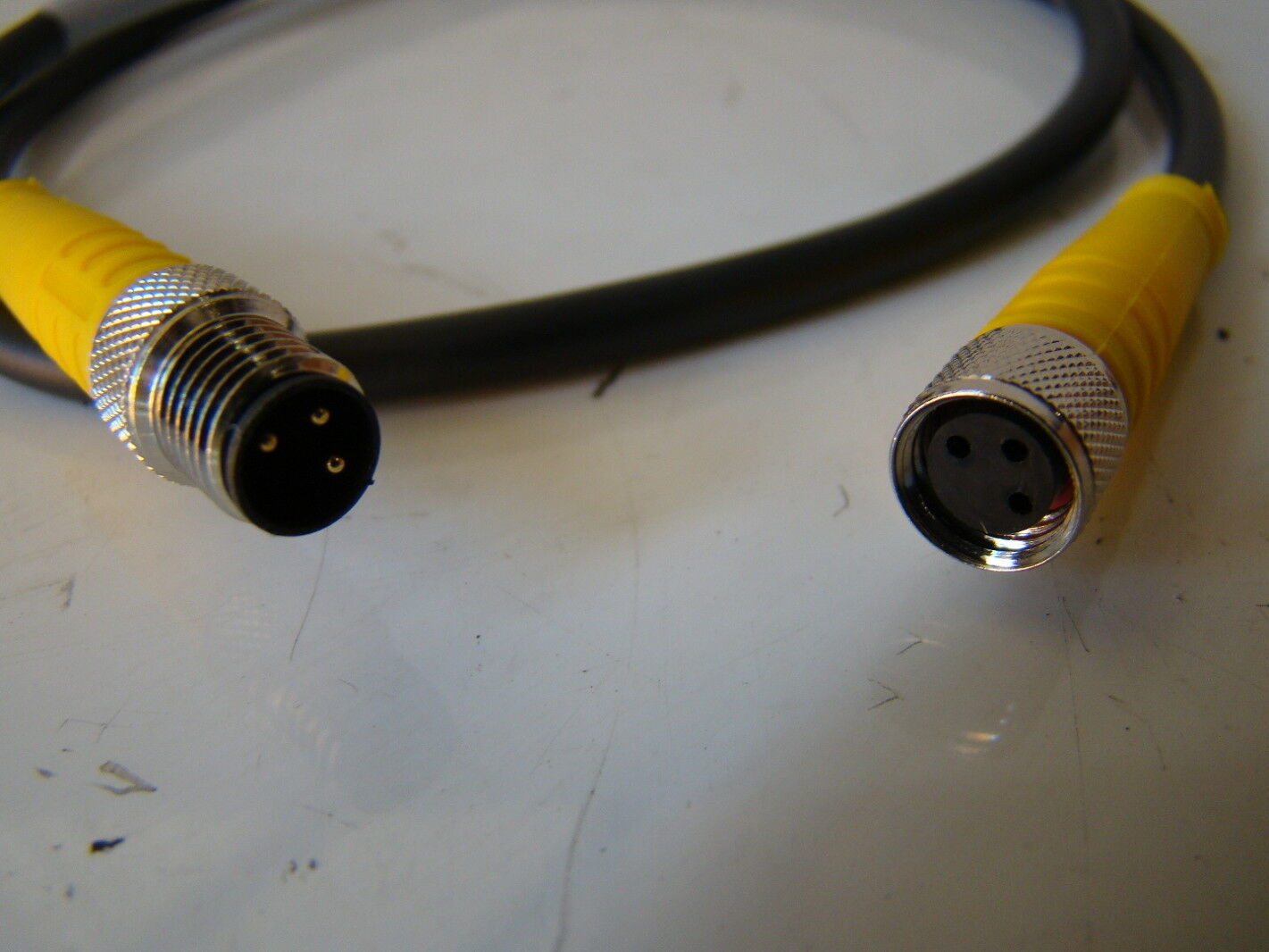 Picofast Cordset, 3-Pin, Threaded, Straight 0.60M 9120-C-3PM-3PF-0060 ...