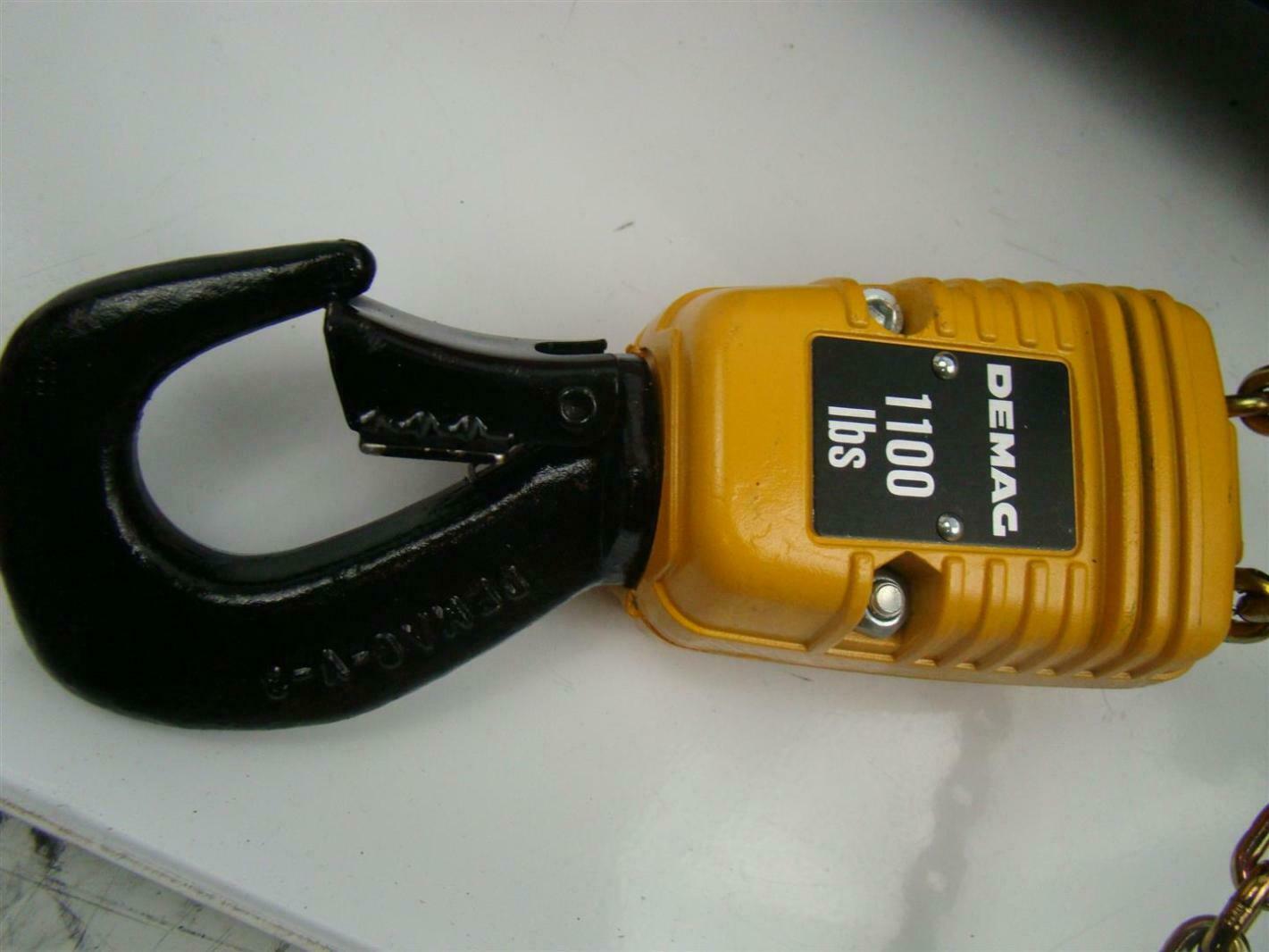 Demag KBK Crane Kit - Mannesmann Dematic 460V Cap.1100Lbs Chain Hoist ...