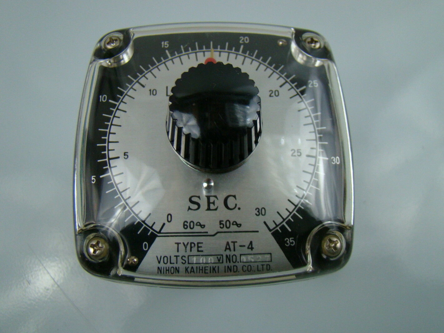 Nikkai Switches 100v Type AT-4 Timer No. 0527 | Joseph Fazzio, Incorporated