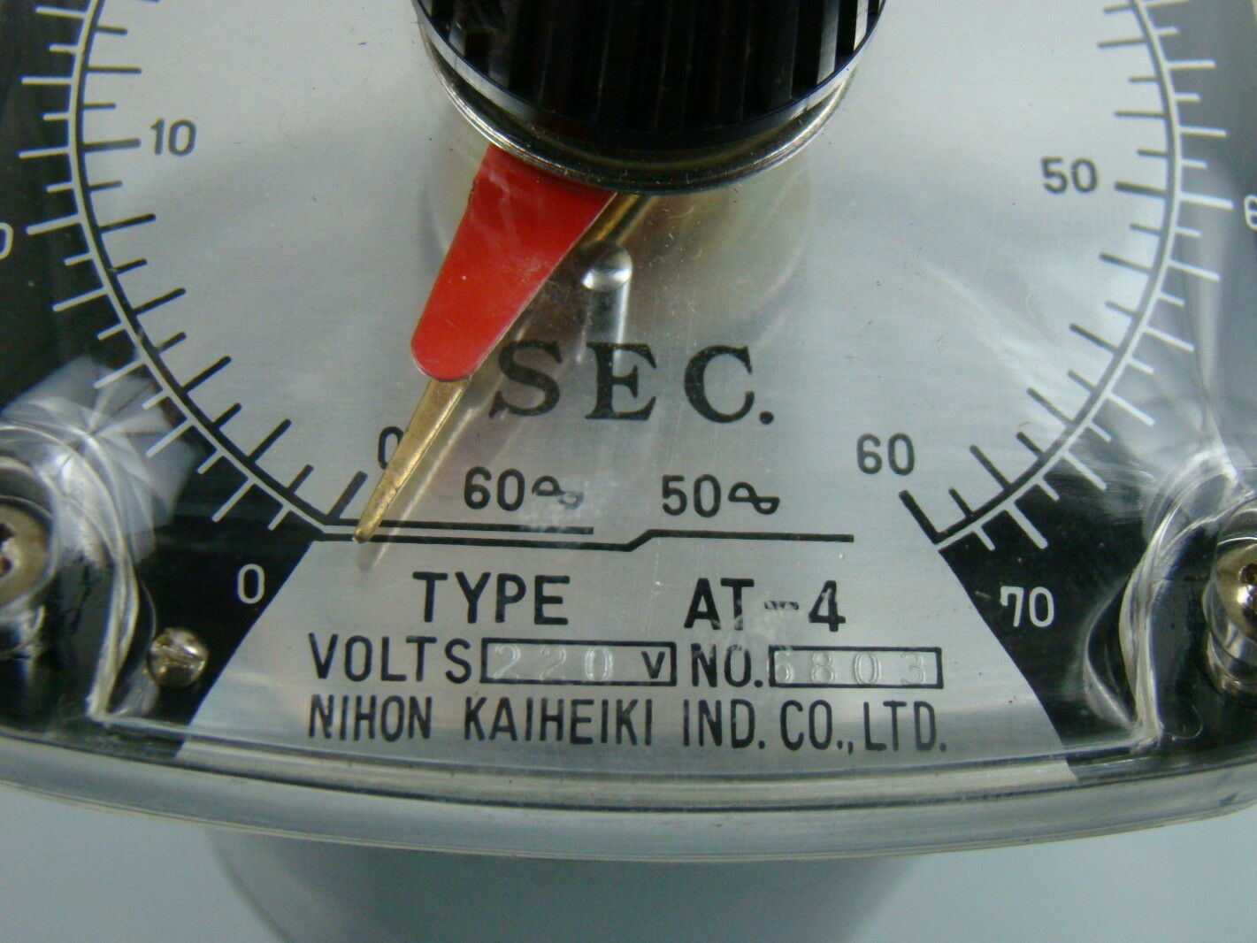 Nikkai Switches 220v Type AT-4 60 Second Timer No. 6803 | Joseph Fazzio ...