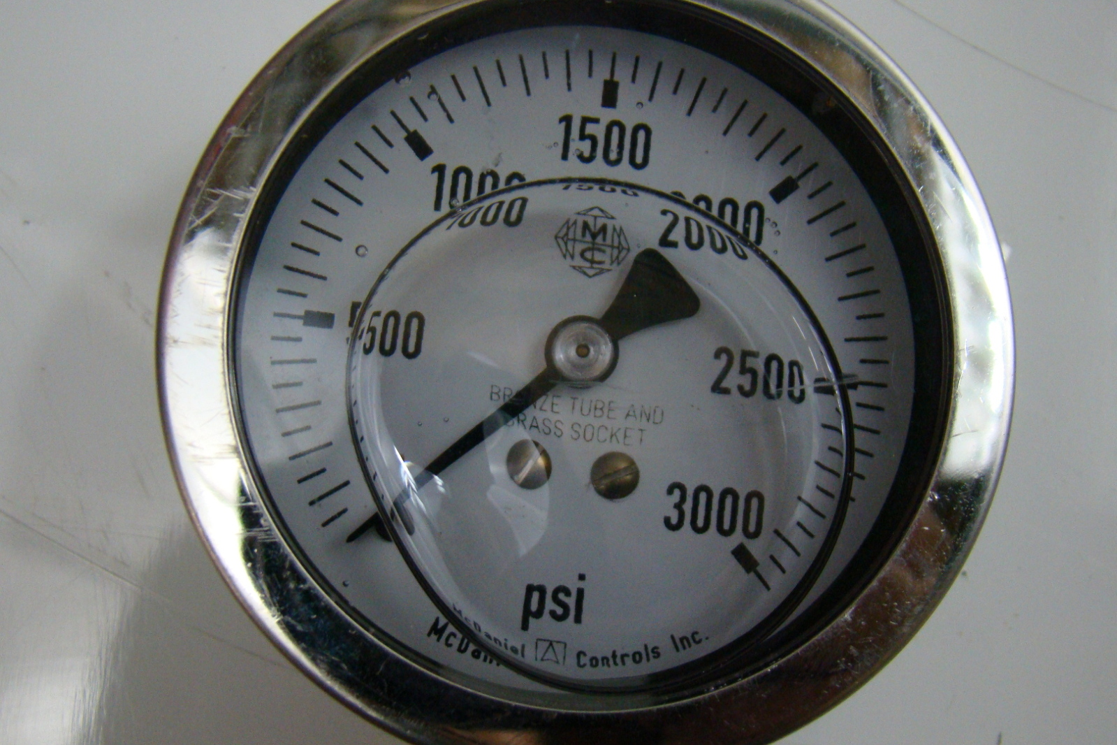 McDaniel Controls Liquid Filled 3000 psi Pressure Gauge | eBay