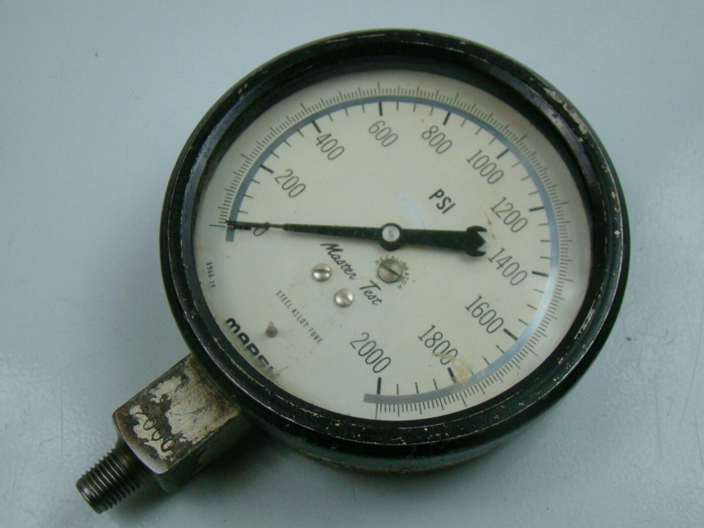 Marsh 0-2,000 psi Pressure Gauge Alloy Tube 1/4" NPT | Joseph Fazzio ...