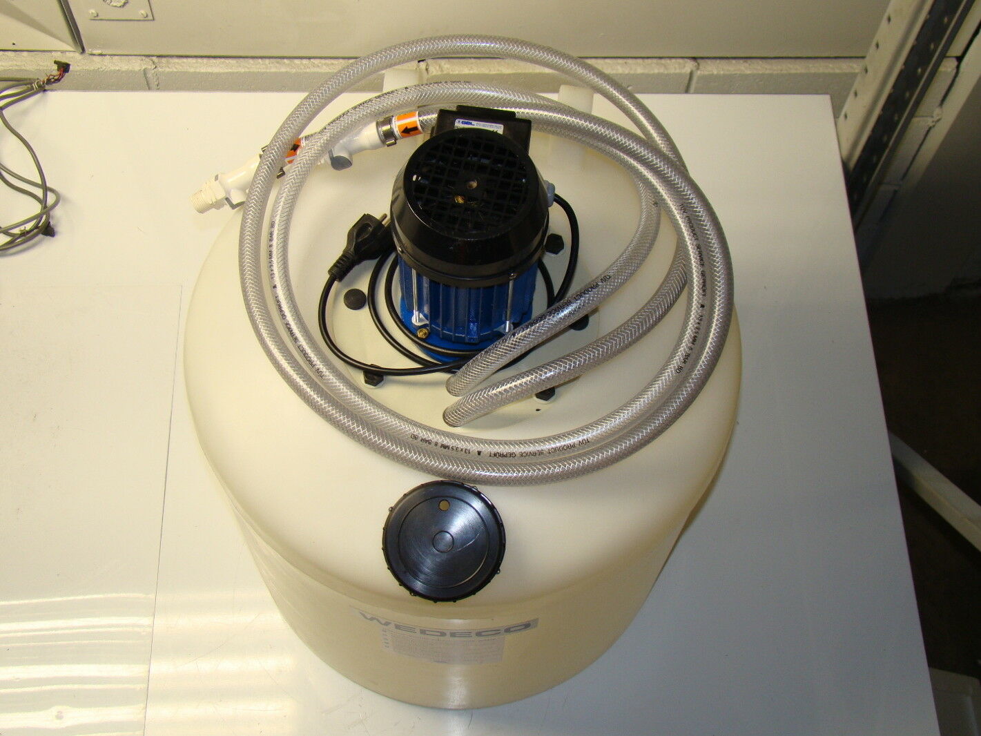 Wedeco Poly Transfer Tank with Pump | Joseph Fazzio, Incorporated