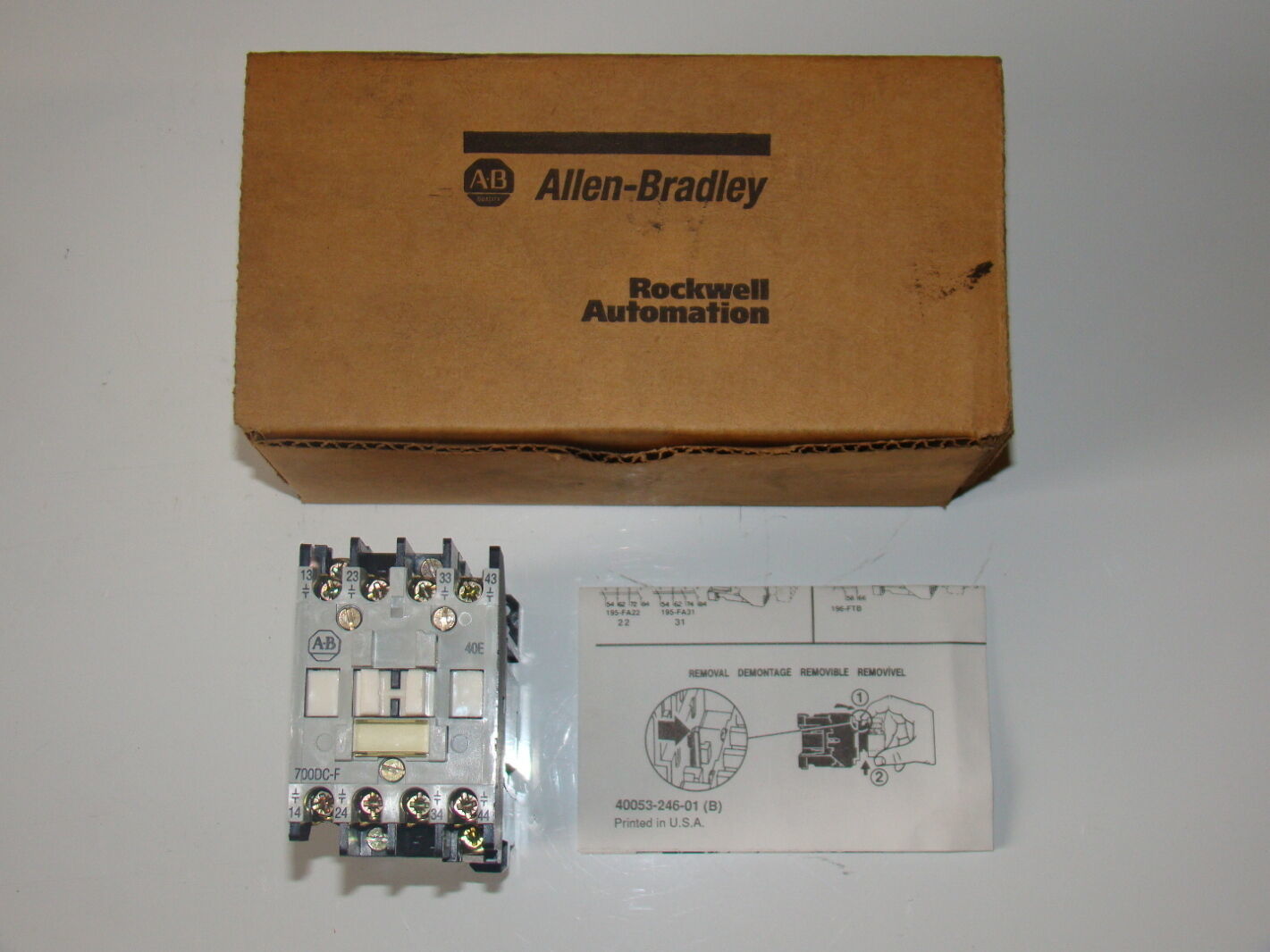 Allen Bradley Control Relay 700DC-F400Z24 | Joseph Fazzio, Incorporated