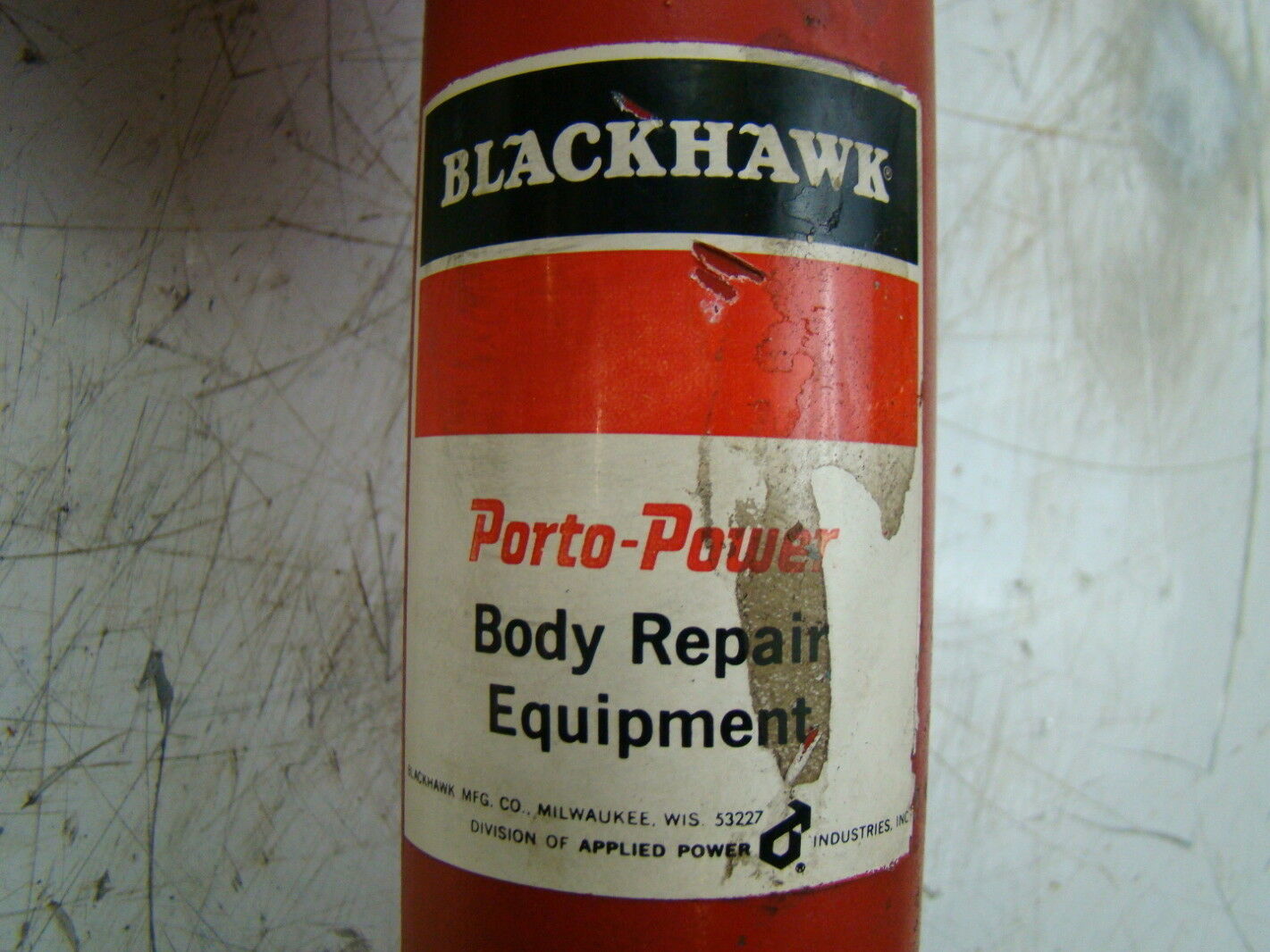 Blackhawk Porto-Power 6 Ton Cap. Hydraulic Press | Joseph Fazzio ...