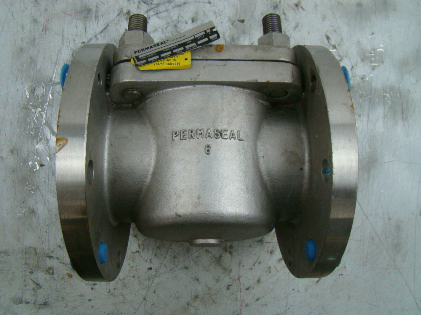 SMC Permaseal Stainless Steel 6" Plug Valve 220007 Style F12W | eBay