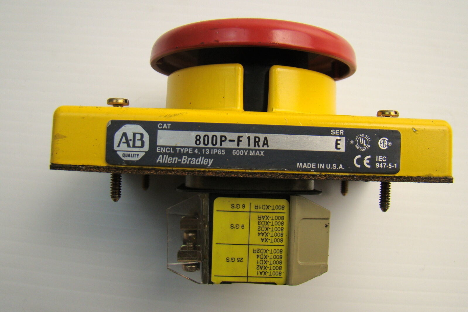 Allen-Bradley 600V 800P-1F1AR | Joseph Fazzio, Incorporated