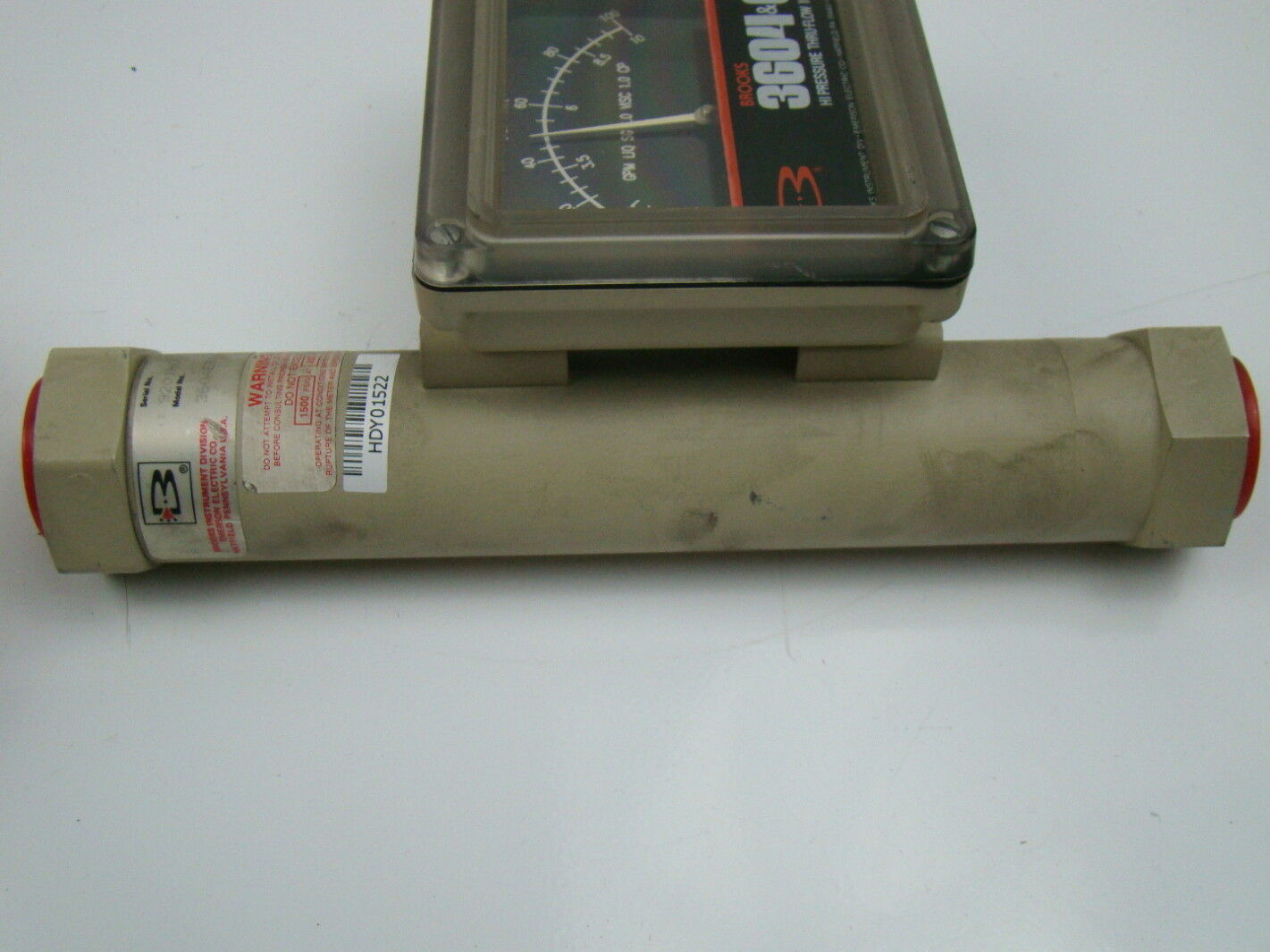 Brooks High Pressure Thru-Flow Indicator Meter 1" 3604EB1A2A1A | Joseph ...