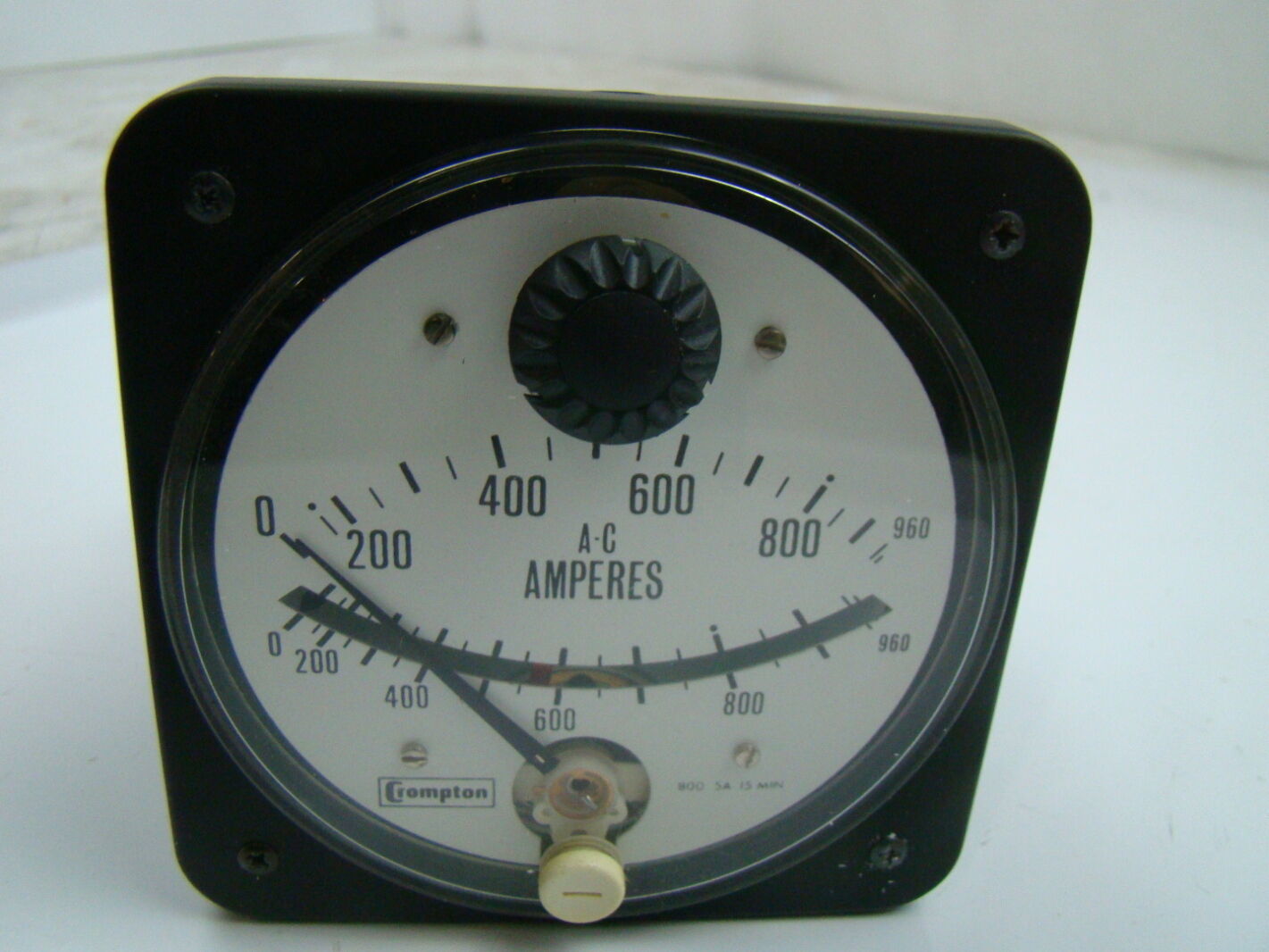 Crompton 0-960 Range Analog Ammeters Switchboard Meter 077-16F | Joseph ...