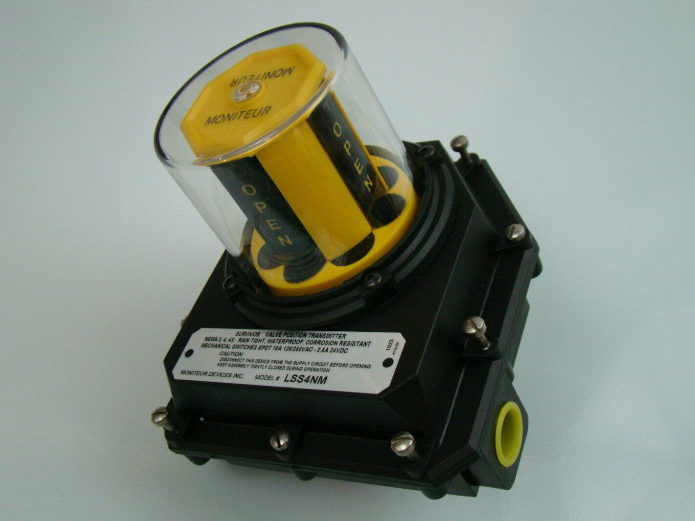 Moniteur 125/250VAC Valve Position Transmitter LSS4NM | Joseph Fazzio ...