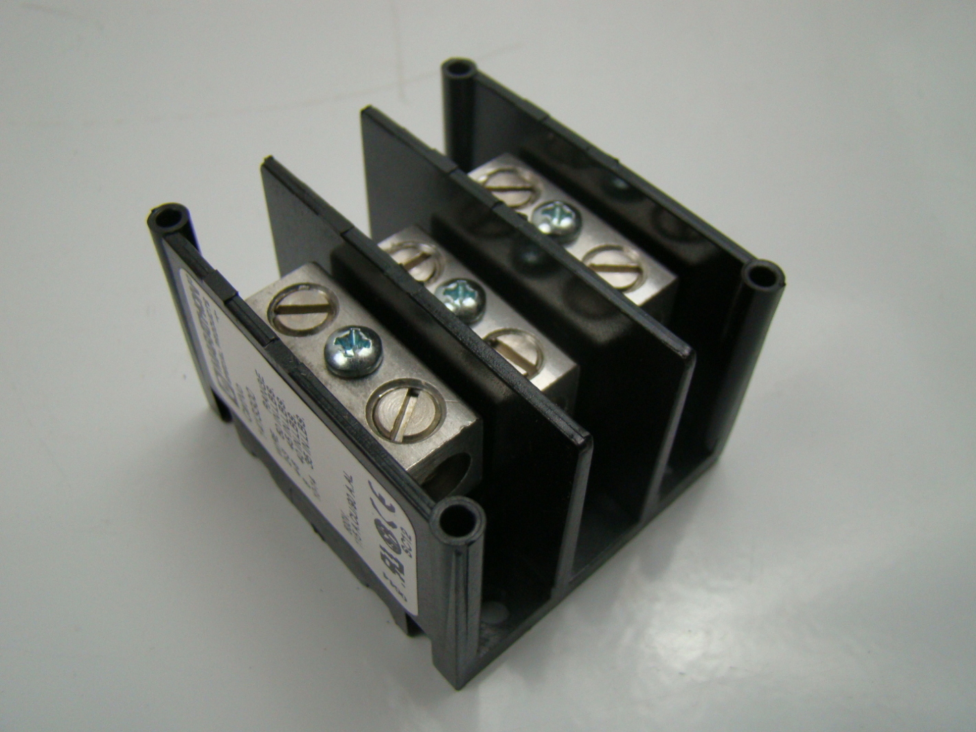 (BOX OF 36) Marathon 100A Terminal Blocks 3 Pole 600V #2-14 Wire ...