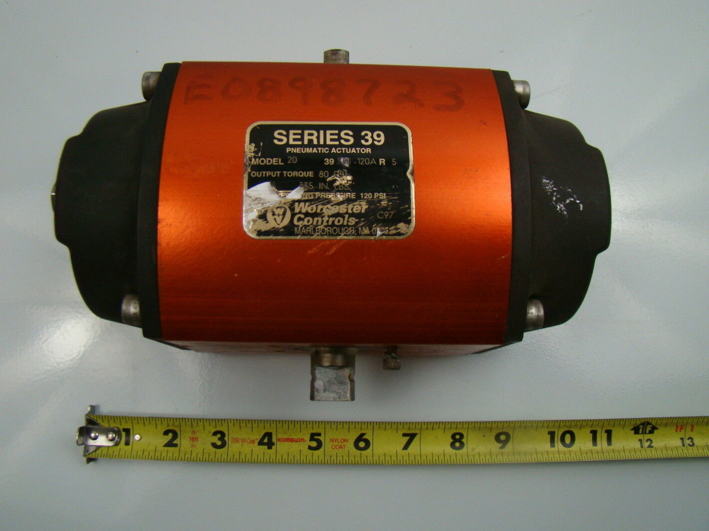 Flowserve Worcester Controls Pneumatic Actuator Model 20-39-SN-120A-R-5 ...
