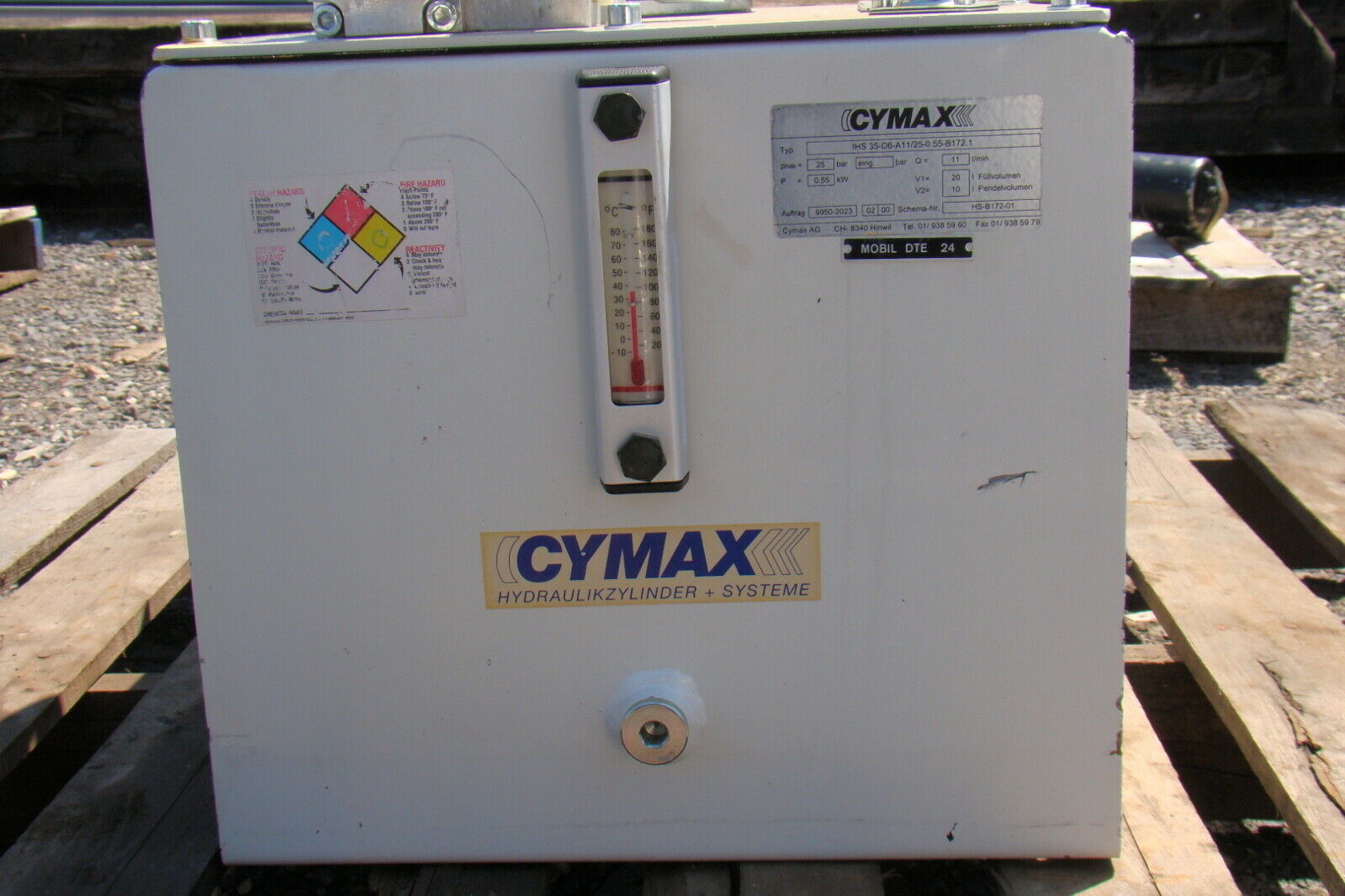 CYMAX Hydraulic Power Unit 460v IHS 35-D6-A11/25-0.55-B172.1 | Joseph ...