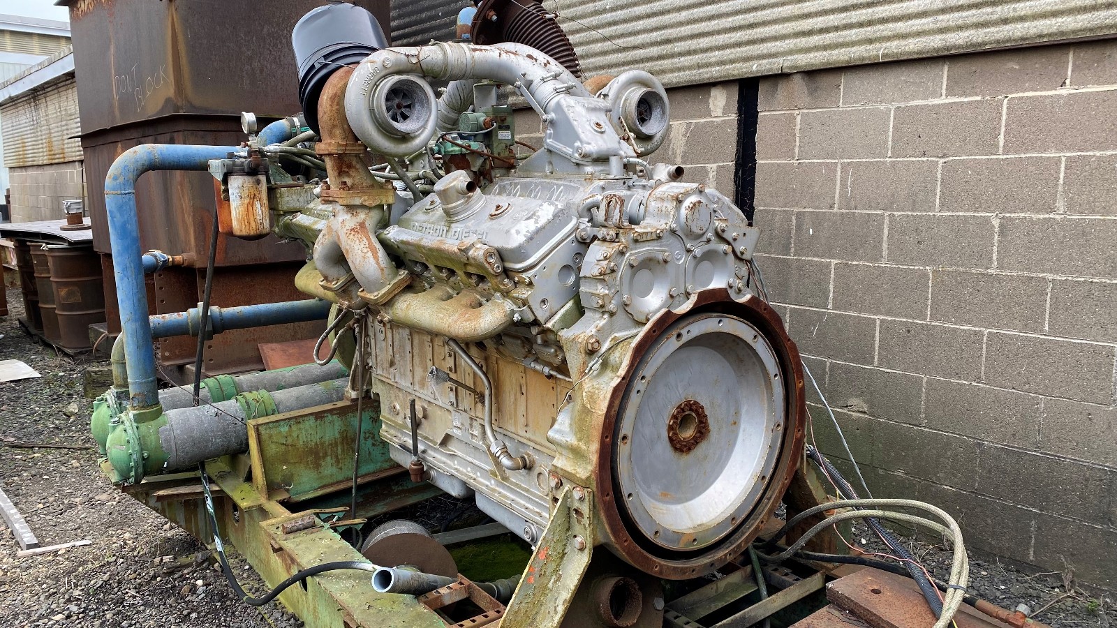 Detroit 16-Cylinder 16v92TA Twin Turbo Marine Diesel Engine | Joseph ...