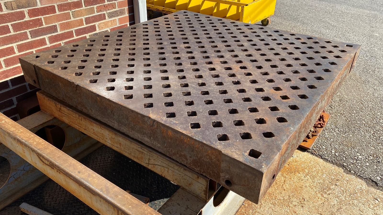 5 FT x 5 FT Welding Platen, Extra Heavy, Cast Iron Layout Table 5x5 ...