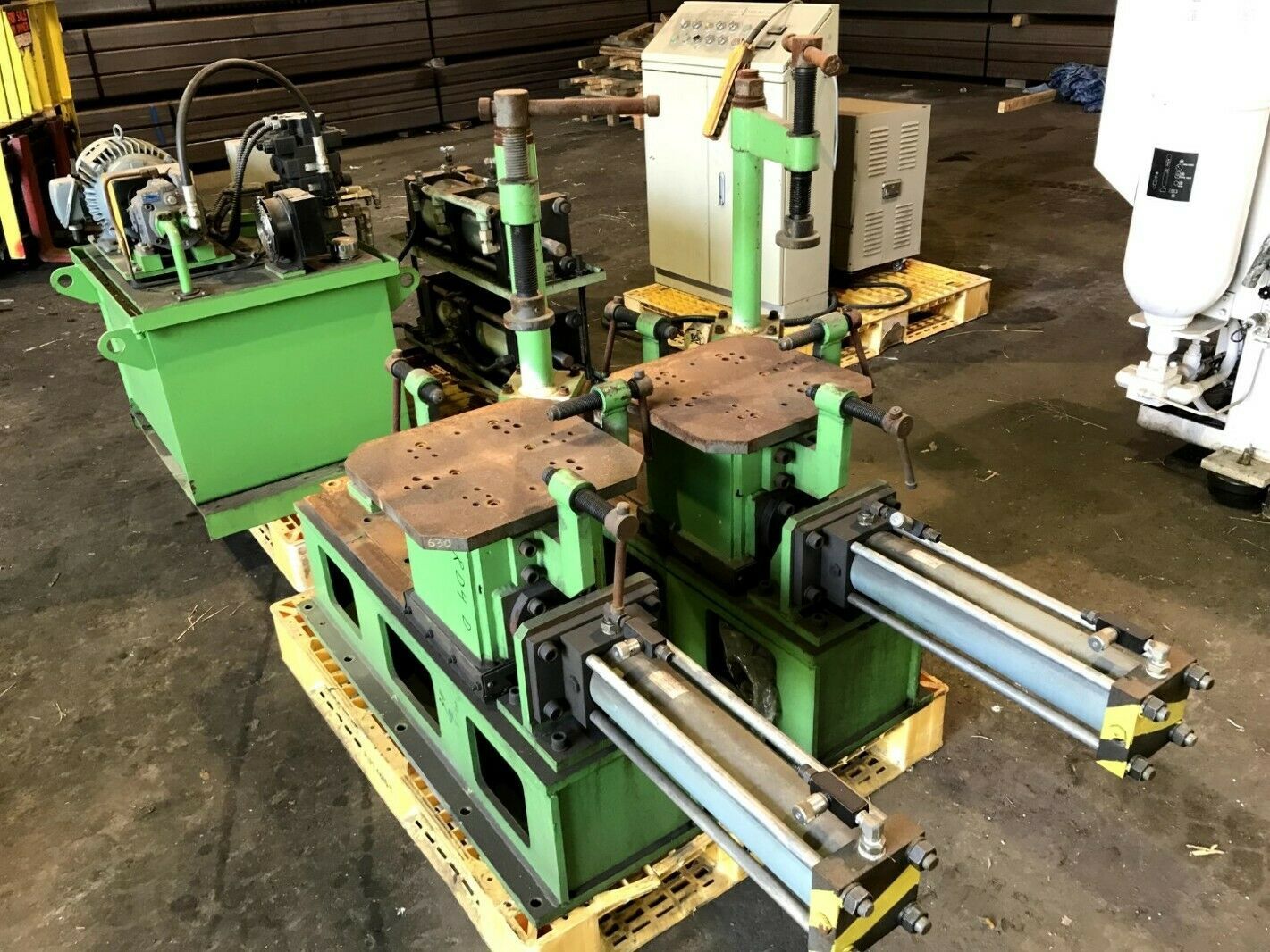 Train Bogie Frame Assembling Hydraulic Jig, for Rail Assembly | Joseph ...