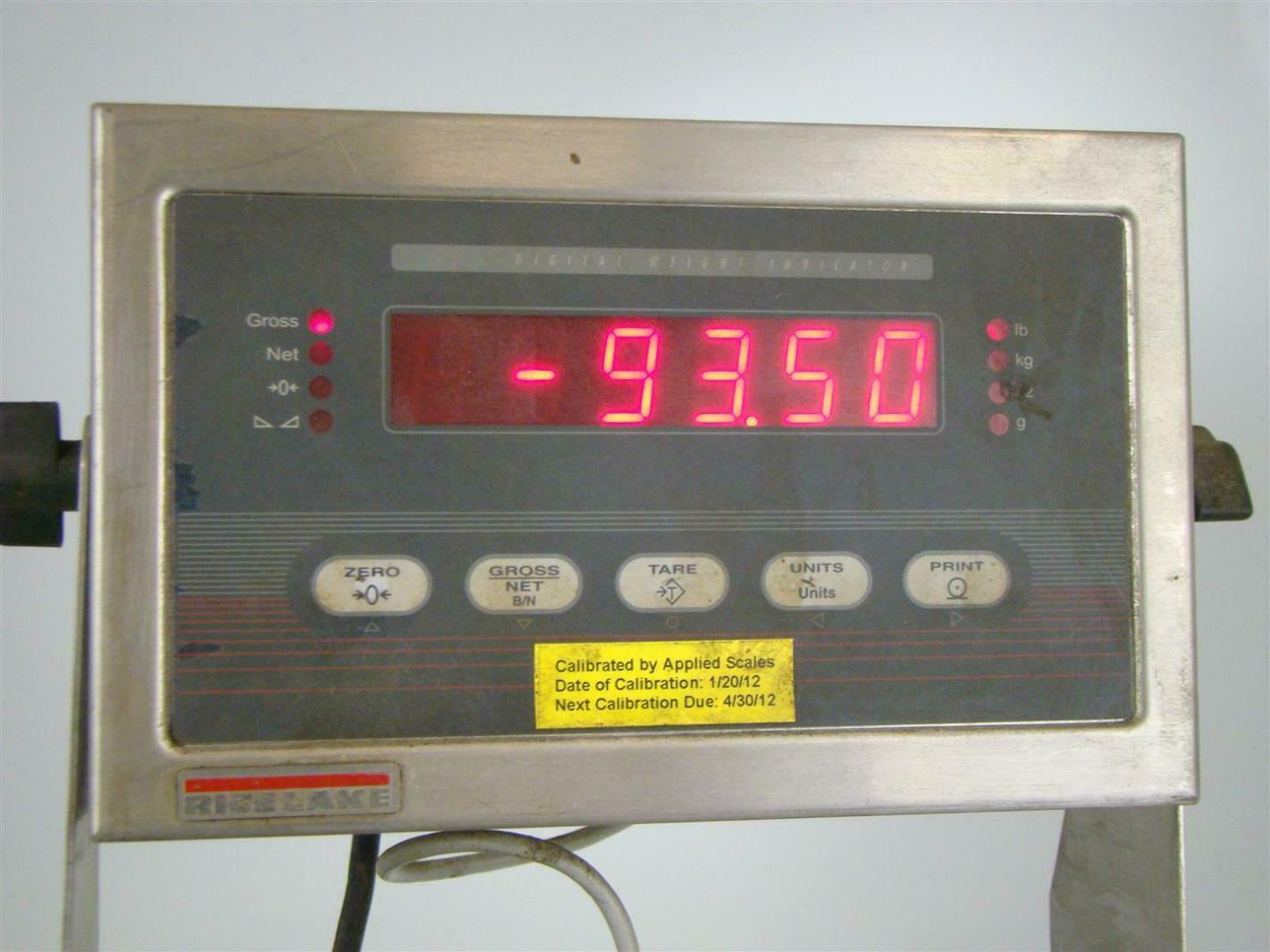 Rice Lake Scale 110kgf, BCM-100L | Joseph Fazzio, Incorporated