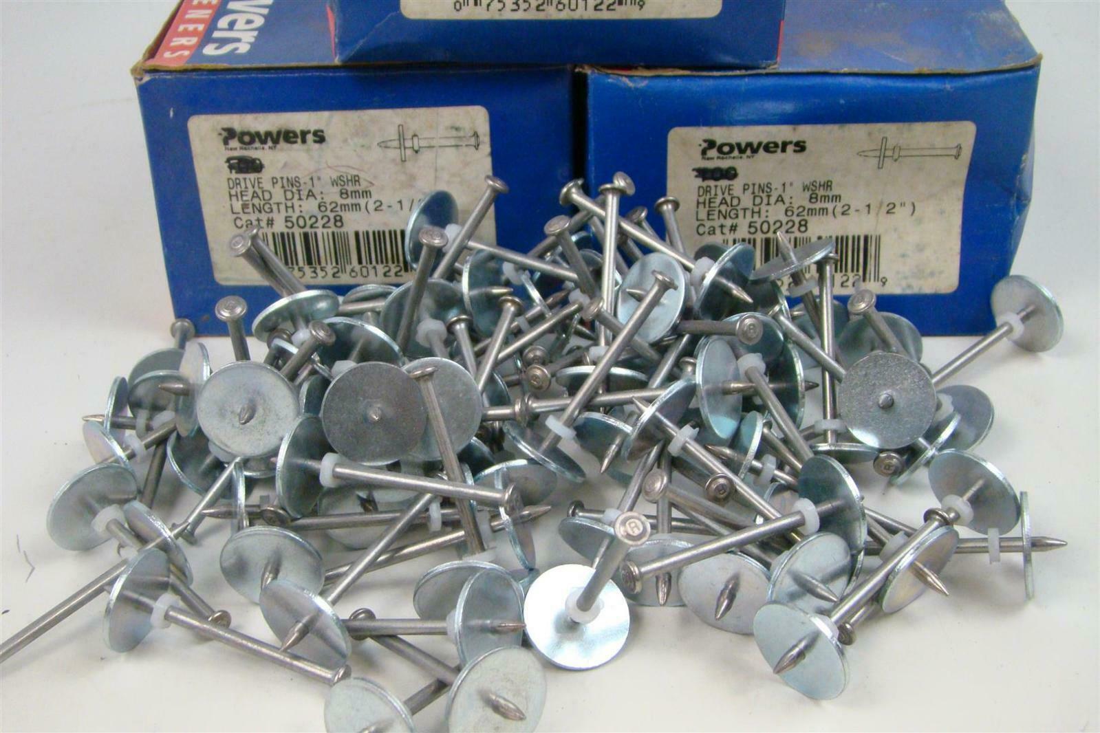 (300) Powers Drive Pins 1" WSHR 62mm , 50228 | Joseph Fazzio, Incorporated
