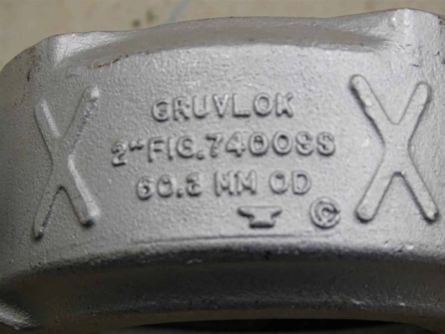 Gruvlok Grooved Coupling With Gasket 2" , FIG. 7400SS | Joseph Fazzio ...