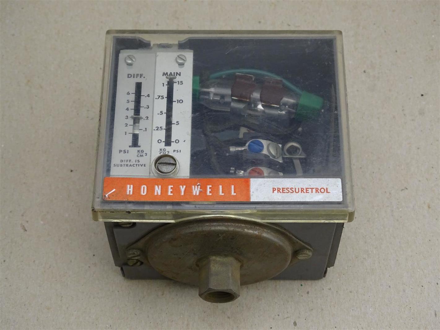 HoneyWell Pressuretrol Pressure Controller , L404D1088 | Joseph Fazzio ...