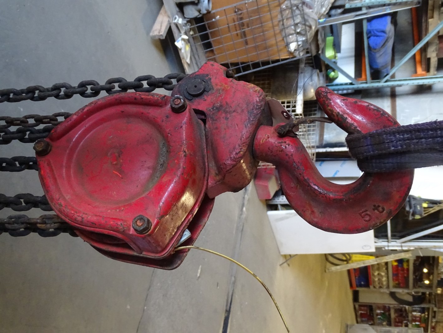 Milwaukee 5-TON Chain Hoist, Manual Chain Fall Cat No., 9528 | Joseph ...