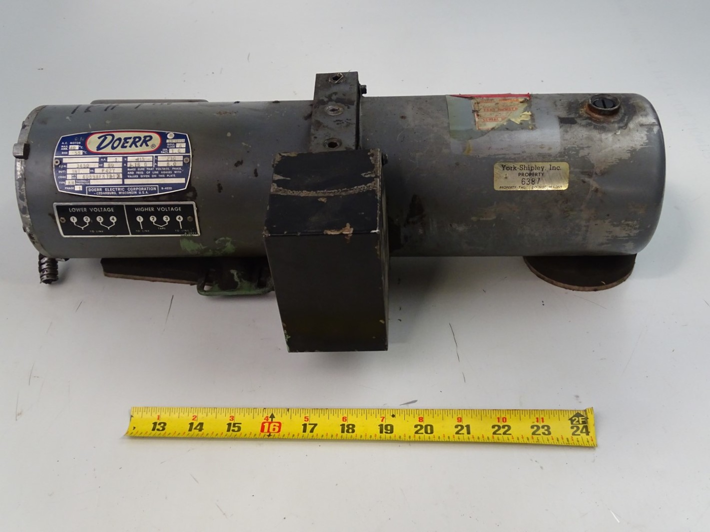 Doerr Electric Powered Hydraulic Pump 1 H.P.,Rpm 3450, Hz 60 ...