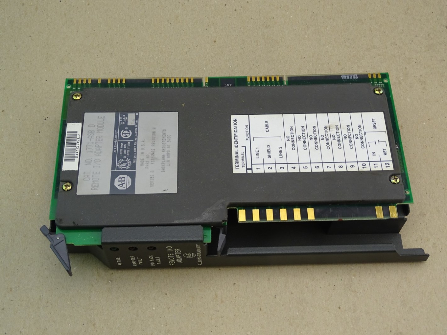 Allen Bradley Remote I/O Adapter Module , 1771-ASB D | Joseph Fazzio ...