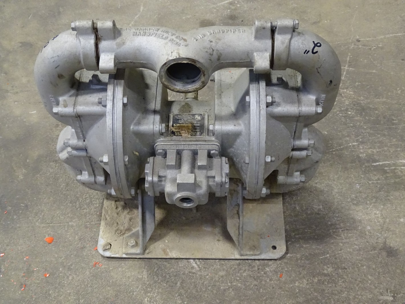 The Warren Rupp Co. Double Diaphragm Pump DV5-A, SA2-A | Joseph Fazzio ...