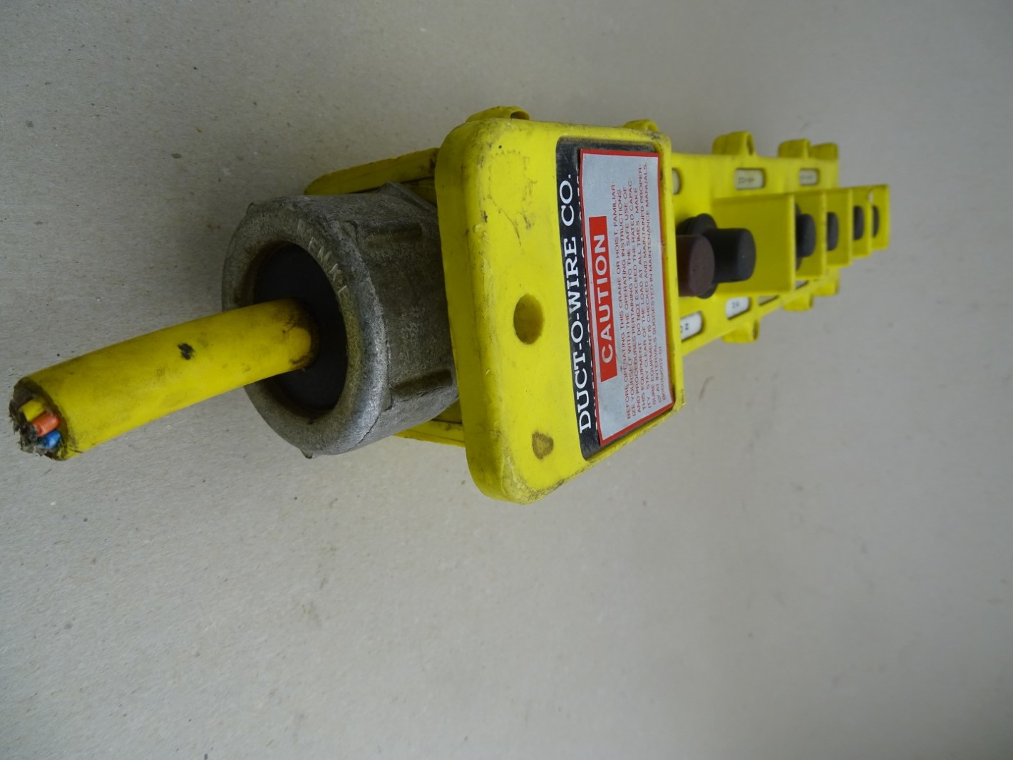 Duct-O-Wire Co. Push Button Crane Pendant , 6-Button | Joseph Fazzio ...