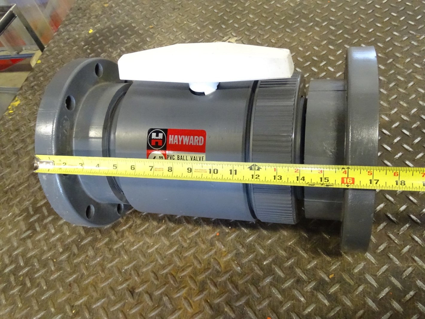 Hayward PVC Ball Valve 6" , Flanged , Full -Flo Design | Joseph Fazzio ...