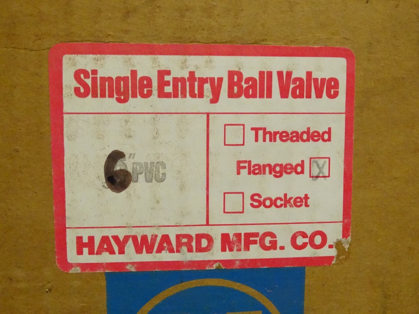 Hayward PVC Ball Valve 6" , Flanged , Full -Flo Design | Joseph Fazzio ...