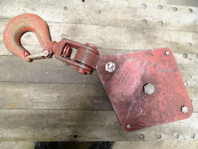 Crosby Western 4 TON Sheave Pulley Block With Hook , WLL 4T 5/8 W/L ...