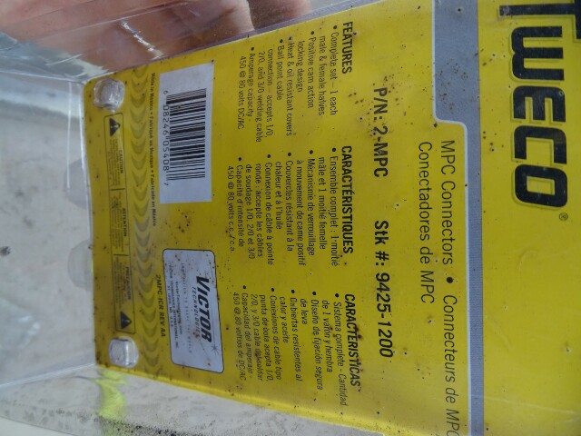 Tweco MPC Welding Connectors , A5322425 | Joseph Fazzio, Incorporated